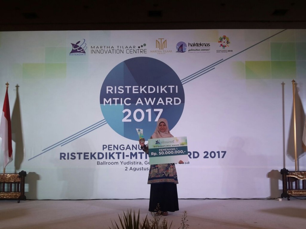 Penghargaan Juara Pertama RISTEKDIKTI-MTIC Award 2017 – CCRC
